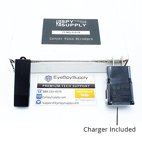 Small Mini Voice Activated Audio Recorder Super Long 576 Hour Storage Capacity (16GB) | 25 Day Stby Battery | Built in Date & Time Stamp | Easy to Use | Crystal Clear Digital Recording