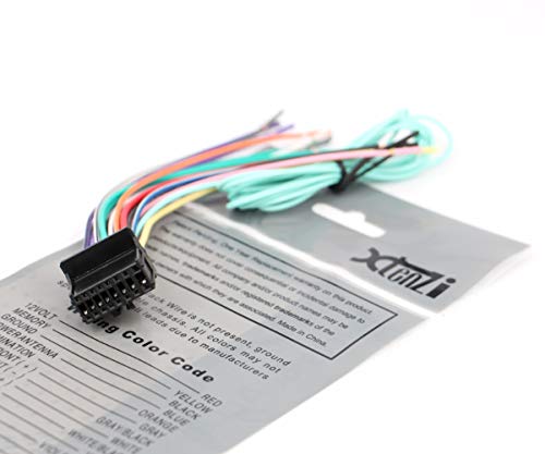 Xtenzi Replacement Harness for Pioneer Power Cord Harness Speaker Plug for DVD Receiver CDP1435 AVH-X8500BHS, X5500, X4500, X3500, X2500, X1500