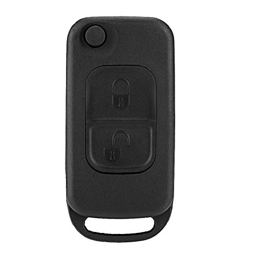 Duokon Flip 2 Button Remote Key Fob Case Shell Cover,Plastic key-fob 2006 sprinter For SLK Class E113 ACES W168