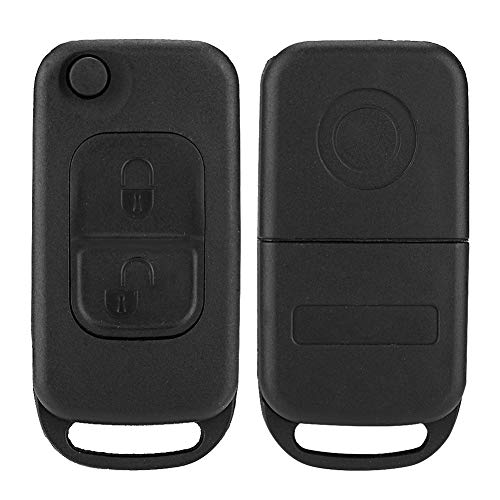 Duokon Flip 2 Button Remote Key Fob Case Shell Cover,Plastic key-fob 2006 sprinter For SLK Class E113 ACES W168