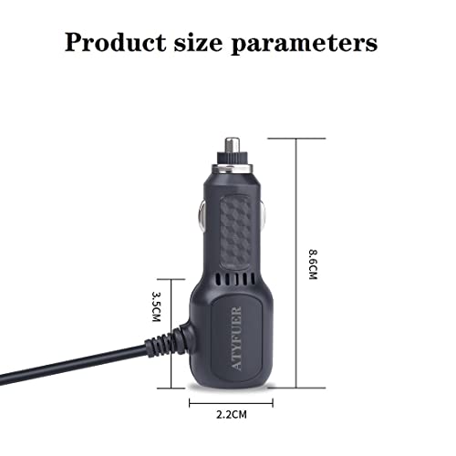 Dash Cam Charger Cable ,Garmin Charging Cable,Garmin Power Cable, for Garmin Dash Cam, Garmin GPS, MP3 Player,Garmin GPS Navigator, for 12V-24V Car and Truck Car Power Adapter Cable