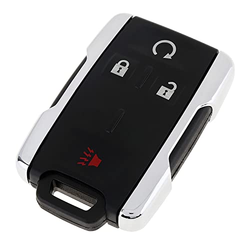 Key Fob Replacement fits for Chevrolet Colorado Chevy Silverado 1500 2500 3500 2014 2015 2016 2017 2018 2019 2020 4 Buttons Keyless Entry Remote fits for GMC Sierra Canyon M3N32337100 315MHz