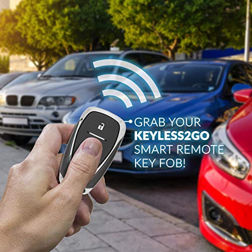 Keyless2Go Replacement for 4 Button Proximity Smart Key for Chevrolet HYQ4AA 13585722