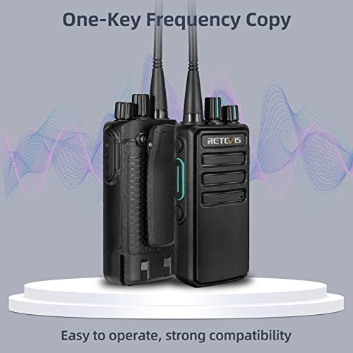 Retevis RB29 2 Way Radio for Adults, Walkie Talkies Long Range with Earpieces, Strong Compatibility, USB Charger, Hands Free Two Way Radio for Warehouse Education Commercial (10 Pack)