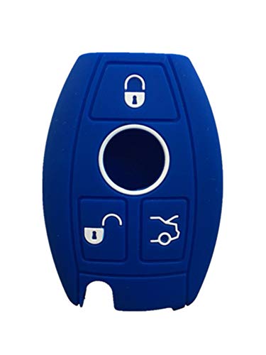 Rpkey Silicone Keyless Entry Remote Control Key Fob Cover Case protector Replacement Fit For Mercedes Benz W203 W210 W211 AMG W204 C E R CL GL S SL BGA CLS CLK CLA SLK Case Classe IYZ3312 MB-KEYPROG2