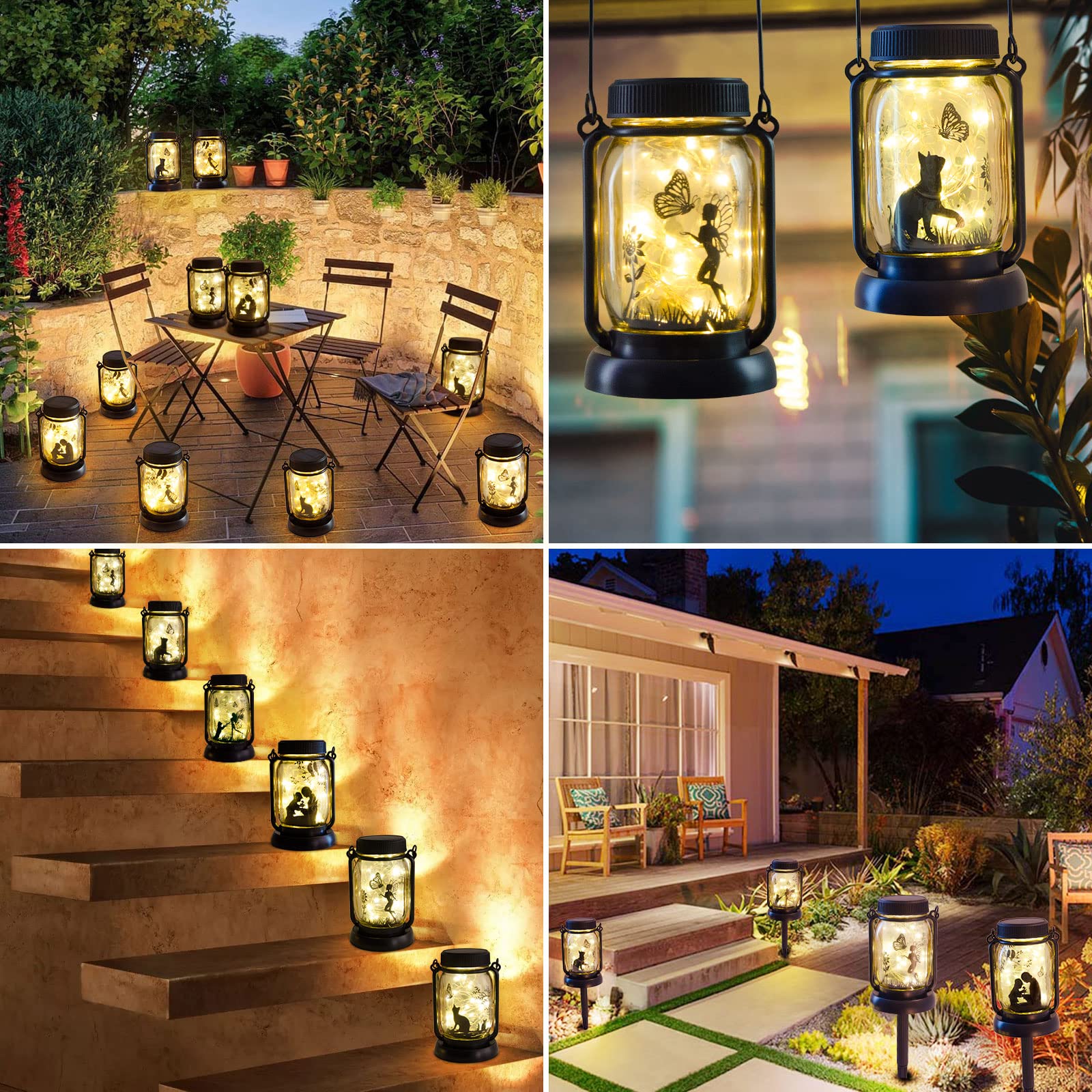 Mother Gift, Solar Light, Garden Ornaments for Outside, jar Bottle Light, Gift for mom, Gift for mom Birthday, Gift for mom from Daughter