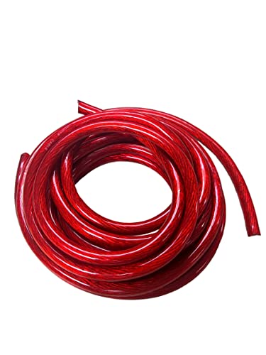 IMC Audio 4 Gauge AWG CCA Power Ground Wire Cable (5ft Black & 5ft Red) Welding Wire, Battery Cable, Automotive RV Wiring, Car Audio Speaker Stereo 4 Gauge Power Wire 10 Feet Total