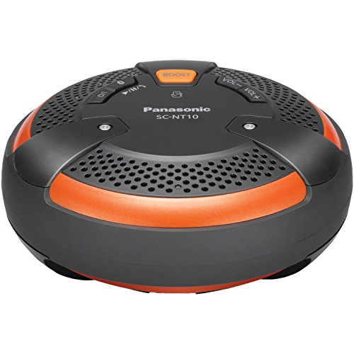 Panasonic SC-NT10-D TOUGH BlueTooth Portable Wireless Speaker System (Orange/Black)