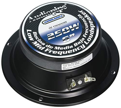 Audiopipe 6" 250W Low Mid Frequency Loud Speakers APMB-6SB-B