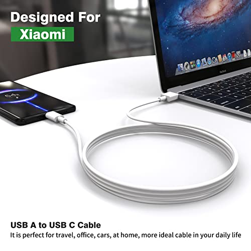 Jelanry USB C Cable USB Type C Cable, 120W HyperCharge Turbo Charging, 6A Fast Charging for Xiaomi Pad 5 12 Pro 12 12X 11T Pro 11 Lite 5G NE, Redmi 10 2022 Note 11 Pro 5G Note 11 / 11s, 6.6ft 1Pack