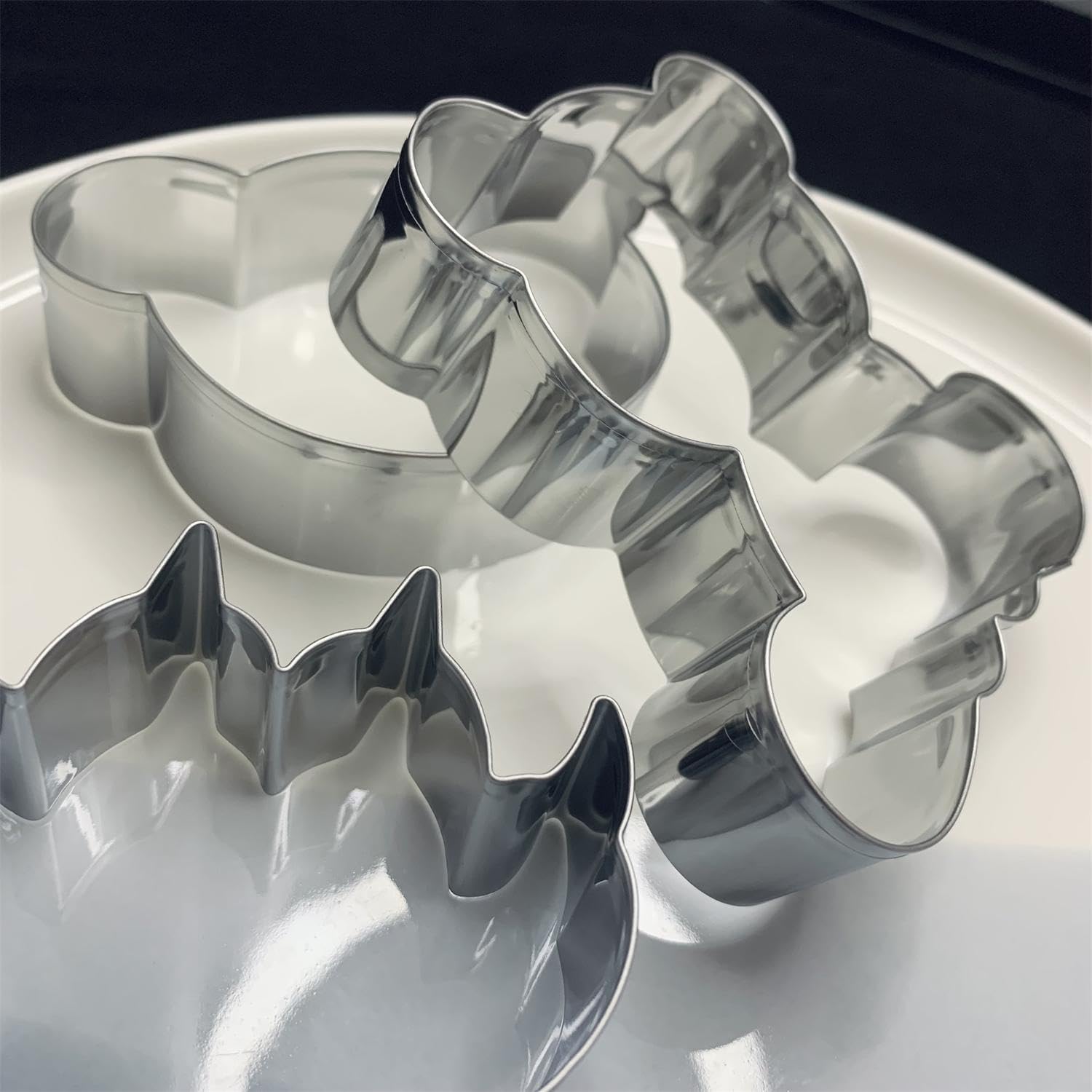 LUBTOSMN Bear Cookie Cutter Set - 3 Piece: Bear Head, Paw & Diswasher Safe Shapes for Baby Shower & Birthday Baking