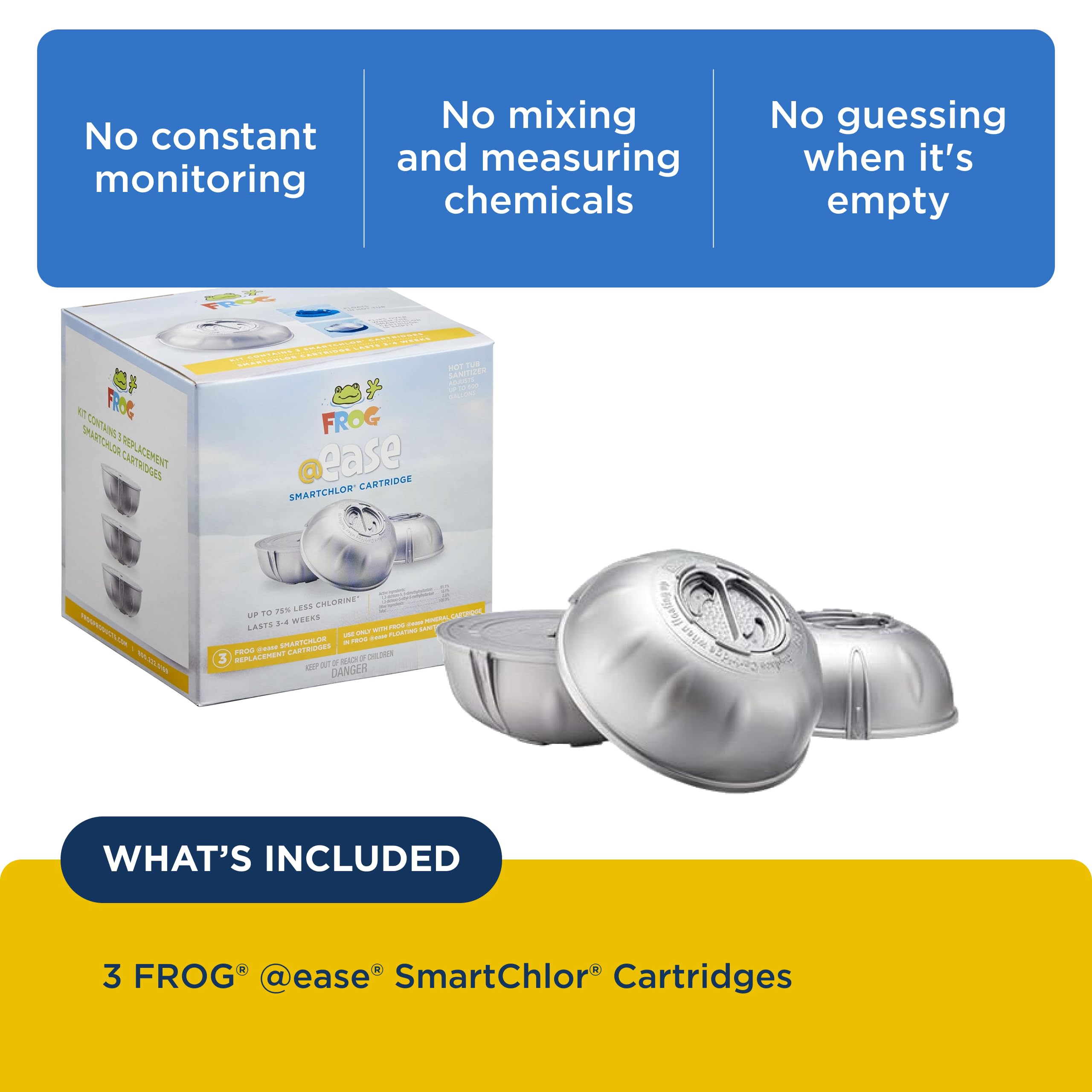 FROG® @Ease Replacement SmartChlor® Cartridge - 3 Pack