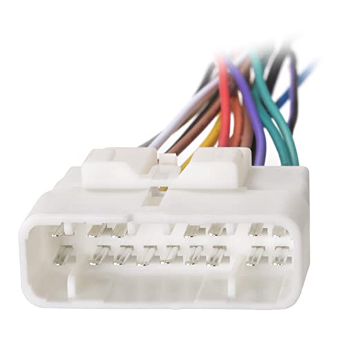 Bingfu Wiring Harness for Select 95-04 Isuzu Honda Acura Vehicles Aftermarket Car Stereo Radio Wire Harnesses XC41