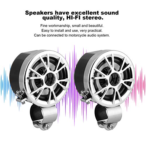 aqxreight - Motorcycle Speaker,2Pcs Universal Motorcycle Motorbike Stereophonic Loudspeaker Speaker Equipment