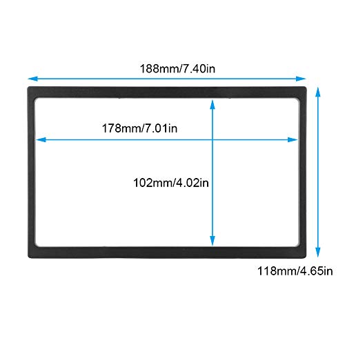 cornice stereo 2 din for Sony,cornice 2 din slk r171-Uniersal 2 Din 7in PST Thick Fascia Car Fascia Dash Mount DVD Navigation for Audio Frame for 178x102mm