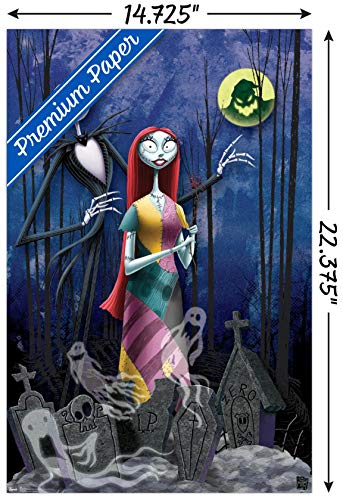 Trends International Disney Tim Burton's The Nightmare Before Christmas - Romance Wall Poster, 14.725" x 22.375", Premium Unframed Version