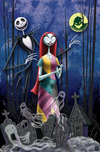 Trends International Disney Tim Burton's The Nightmare Before Christmas - Romance Wall Poster, 14.725" x 22.375", Premium Unframed Version