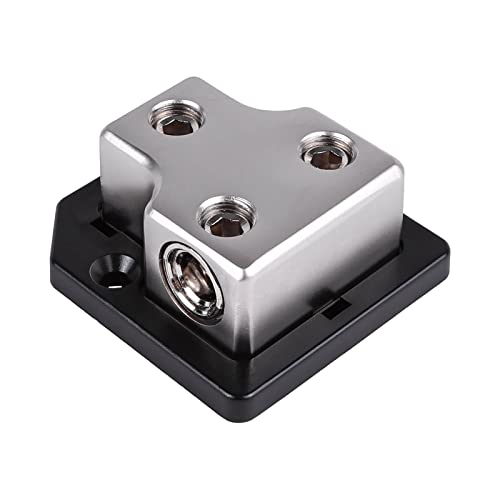 Skar Audio x1 0/4 Gauge Input to x2 0/4 Gauge Outputs Power Distribution Block (SK-DIST-BLK3)