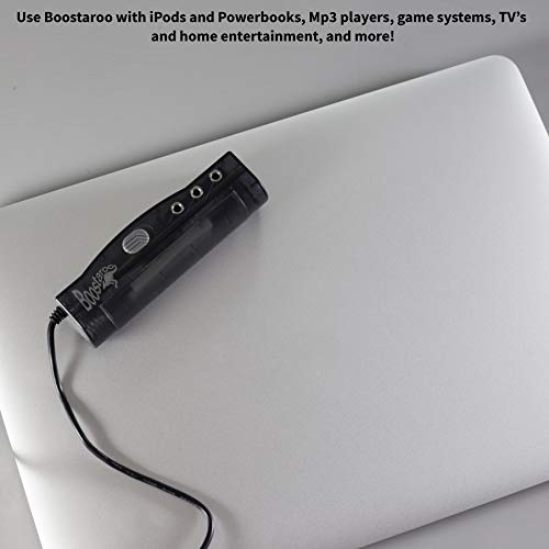 Upbeat Audio T613-BNC Boostaroo for All Audio Application β Increases Audio Output of PCs, MP3s, Laptops, DVD Players & More β Long Battery Life & Great Sound Quality