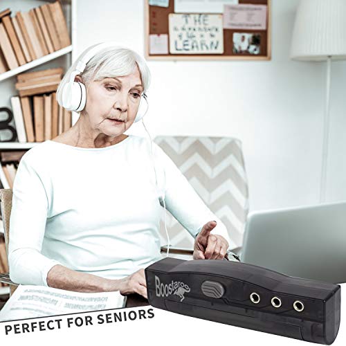 Upbeat Audio T613-BNC Boostaroo for All Audio Application β Increases Audio Output of PCs, MP3s, Laptops, DVD Players & More β Long Battery Life & Great Sound Quality