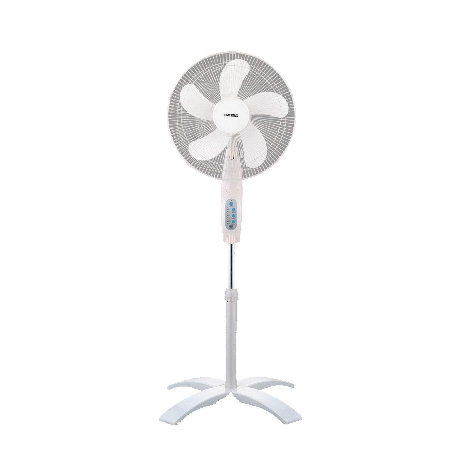 Optimus F-1760 16" Electric Fan, White