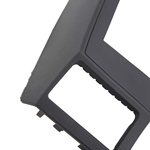 ECOTRIC Double Din Compatible with 2005-2007 Jeep Grand Cherokee with Wiring Harness Antenna Adapter Double Din Navigation Radio Bezel