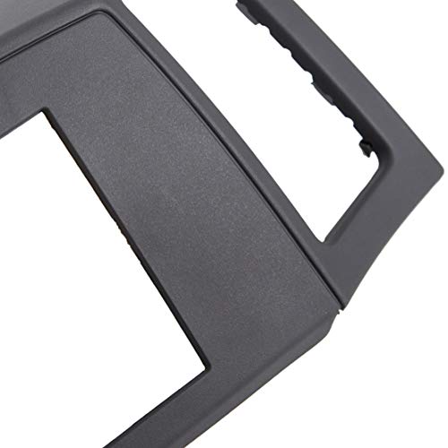ECOTRIC Double Din Compatible with 2005-2007 Jeep Grand Cherokee with Wiring Harness Antenna Adapter Double Din Navigation Radio Bezel