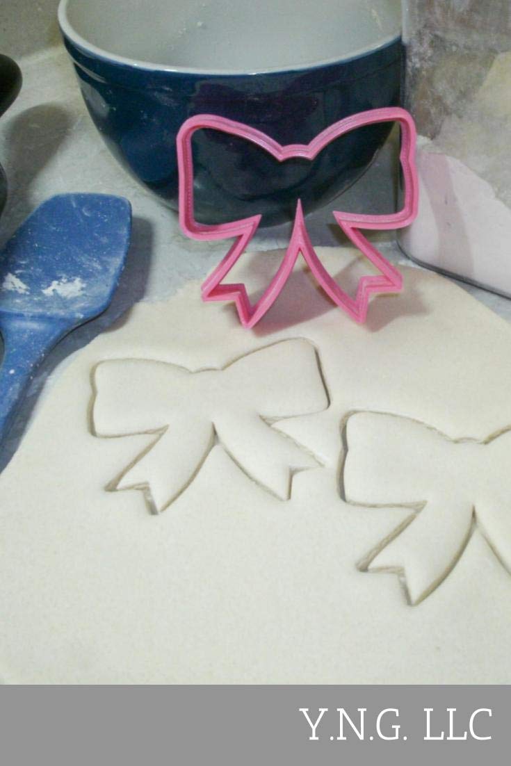 BADGES OR BOWS GENDER REVEAL BABY SHOWER SET OF 3 COOKIE CUTTERS MADE IN USA PR1196