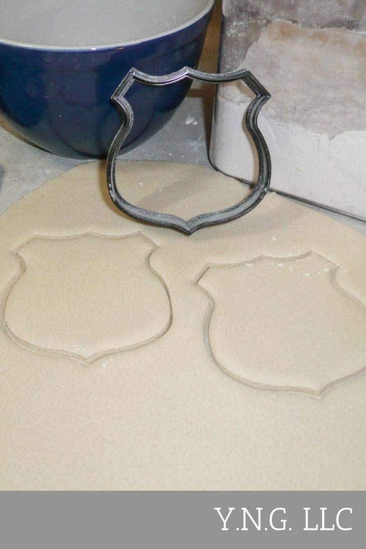 BADGES OR BOWS GENDER REVEAL BABY SHOWER SET OF 3 COOKIE CUTTERS MADE IN USA PR1196
