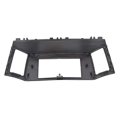 ECOTRIC Double Din Compatible with 2005-2007 Jeep Grand Cherokee with Wiring Harness Antenna Adapter Double Din Navigation Radio Bezel