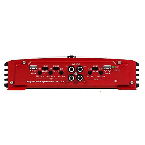 New Crunch PX-1000.4 4 Channel 1000 Watt Amp Car Stereo Amplifier + Wiring Kit