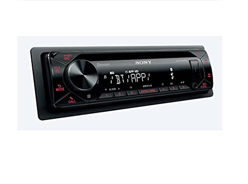 Sony MEX-N4300BT Built-in Dual Bluetooth Voice Command CD/MP3 AM/FM Radio Front USB AUX Pandora Spotify iHeartRadio iPod / iPhone Siri and Android Controls Car Stereo Receiver