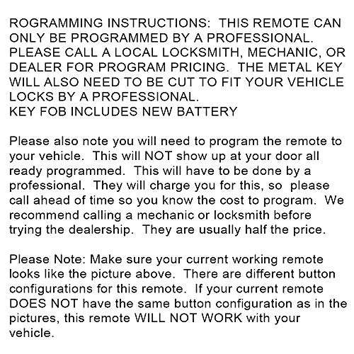 DRIVESTAR Entry Remote Car Key Fob Compatible with 2006-2013 for Honda Civic EX EX-L SI Replacement Keyless for N5F-S0084A