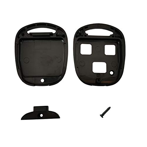for Lexus Key Fob Shell,Replacement Key Case Housing Keyless Entry Remote Key Case with Stickers Fit for Lexus GS300 GS400 GS430 GX470 IS300 LS400 LS430 LX470 RX300 RX330 (1 Black)
