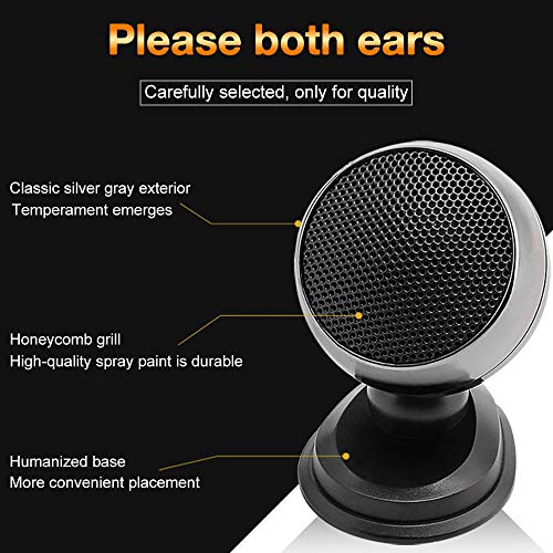 ePathChina 2pcs Universal Car Tweeter Loudspeaker 150W 4Ohm Audio Silk Film for Car Modification High-Pitched Car Audio Modification Nondestructive