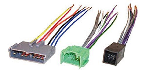 Scosche FDK10B Compatible with Select 1988-97 Ford/Lincoln/Mercury/Mazda Premium Sound Wire Harness / Connector; High level inputs,black