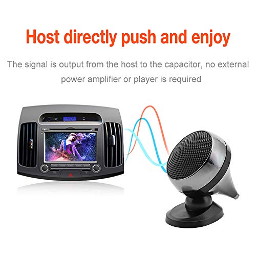 ePathChina 2pcs Universal Car Tweeter Loudspeaker 150W 4Ohm Audio Silk Film for Car Modification High-Pitched Car Audio Modification Nondestructive