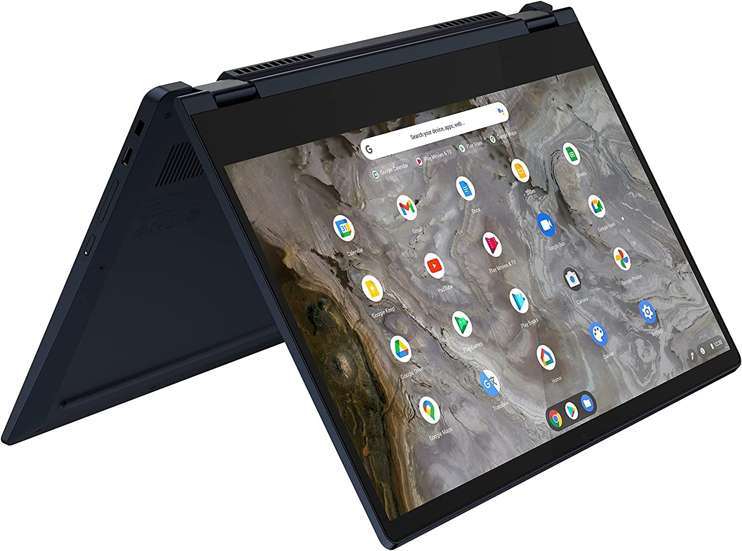 Lenovo 2022 IdeaPad Flex 5i Chromebook Laptop, 13.3 Inch FHD Touch Display, Intel Core i3-1115G4, 8GB RAM, 512GB SSD, Wi-Fi 6, Bluetooth 5.1, Chrome OS, Bundle with JAWFOAL
