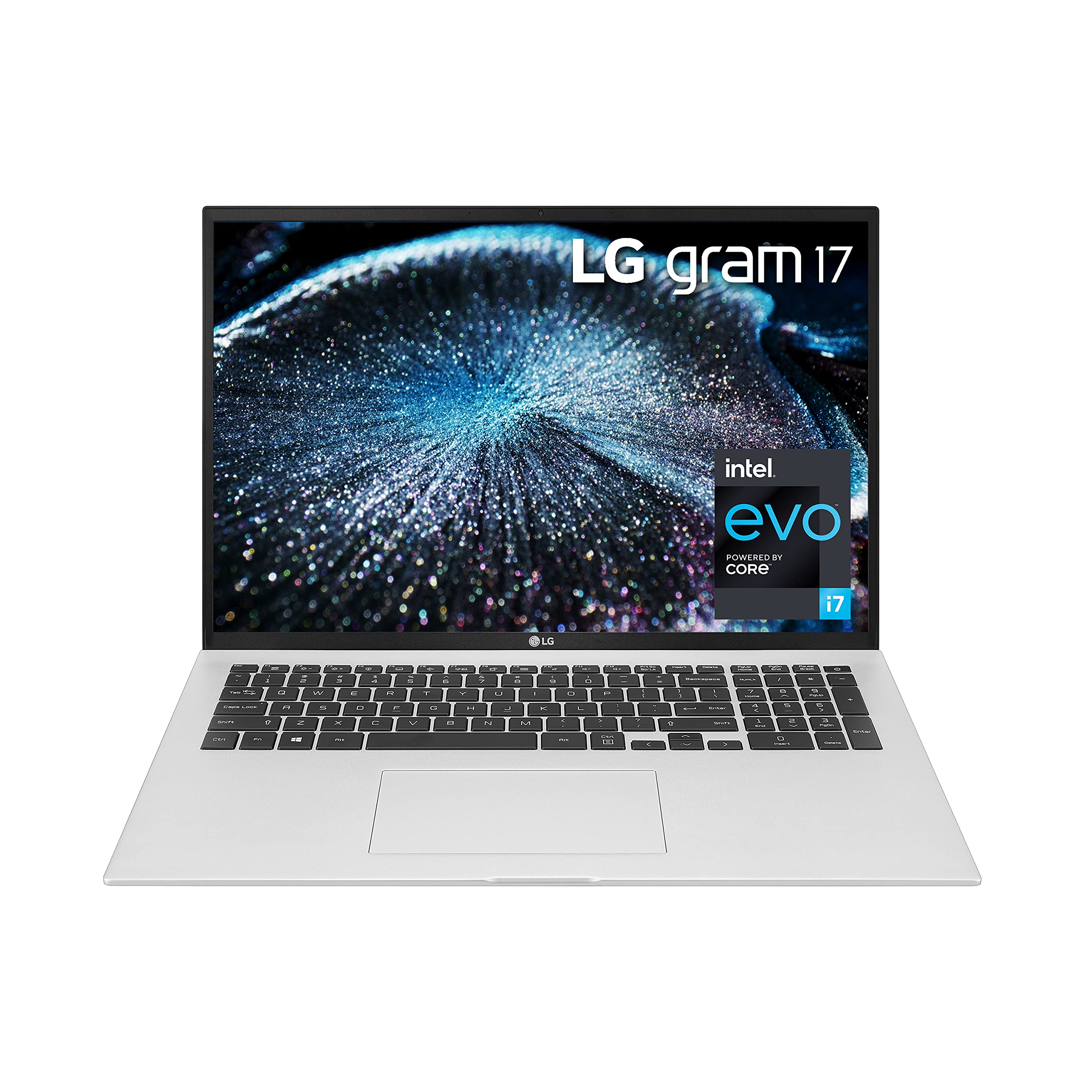 LG Gram 17Z90P Laptop 17" IPS Ultra-Lightweight, (2560 x 1600), Intel Evo 11th gen Core i7, 16GB RAM, 2TB SSD, Upgradeable Windows 10 Home, Alexa Built-in, 2X USB-C, HDMI, USB-A - Silver
