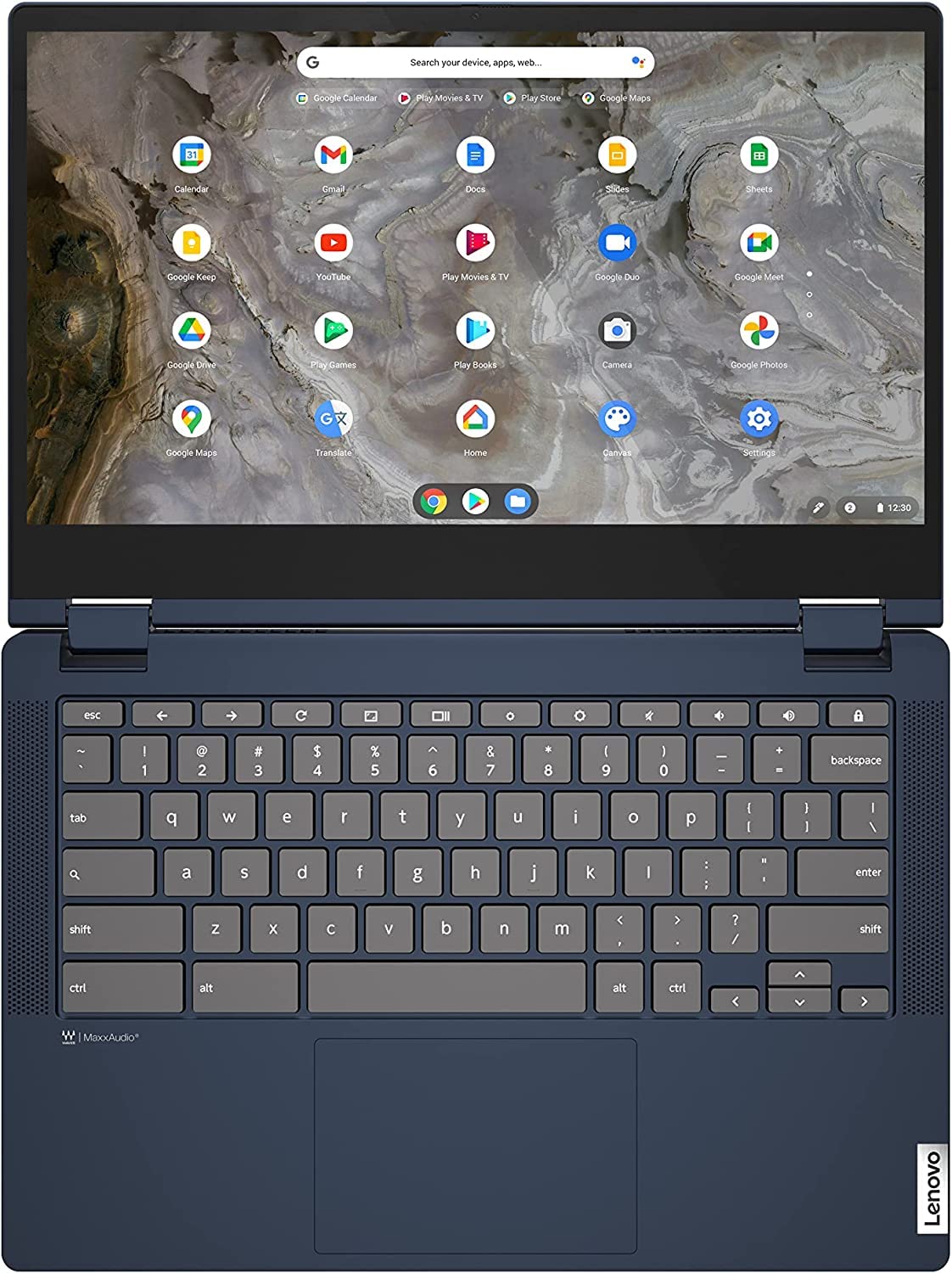 Lenovo 2022 IdeaPad Flex 5i Chromebook Laptop, 13.3 Inch FHD Touch Display, Intel Core i3-1115G4, 8GB RAM, 512GB SSD, Wi-Fi 6, Bluetooth 5.1, Chrome OS, Bundle with JAWFOAL