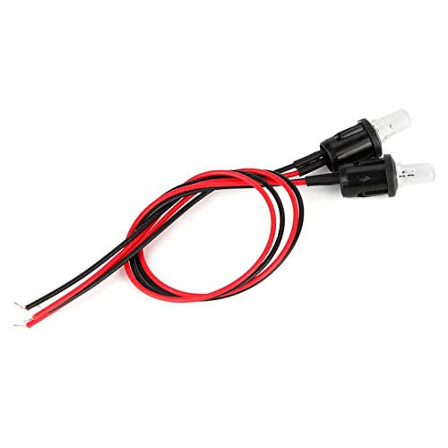 EBTOOLS for car Alarm led Light Fake car Alarm, Blinking led car Alarm Light 1 Pair DC 12V Car LED Alternating Alarm Dash Mount Light Flashing red led 12v