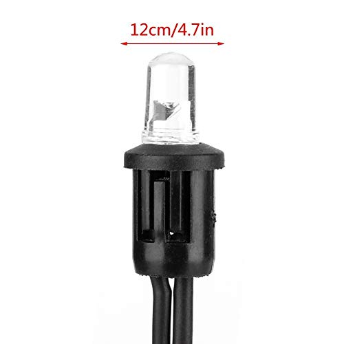 EBTOOLS for car Alarm led Light Fake car Alarm, Blinking led car Alarm Light 1 Pair DC 12V Car LED Alternating Alarm Dash Mount Light Flashing red led 12v