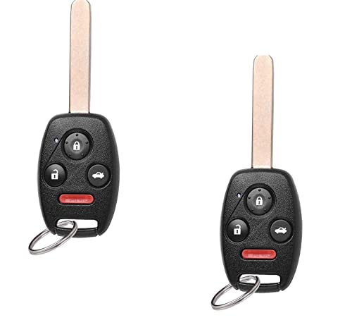 BESTHA 2 Key Fob Replacement KR55WK49308 for Honda Accord 2008 2009 2010 2011 2012 Pilot 2009 2010 2011 2012 2013 2014 2015 Keyless Entry Remote Uncut Head Control