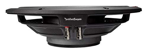 Rockford Fosgate R2SD4-12 12" 1000W 4-Ohm Shallow/Slim Car Subwoofer Sub Pair with Mica-Injected Polypropylene Cone and Integrated PVC Trim Ring
