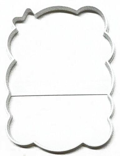 TWINKLE BABY STAR FRAME PLAQUE OUTLINE SHOWER GENDER COOKIE CUTTER USA PR3135 - SANJAYA STORE