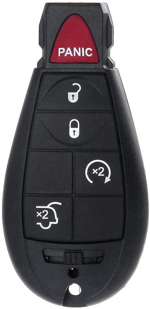 5 Button Key Fob Replacement Compatible for 2008 2009 2010 2011 2012 2013 Jeep Grand Cherokee,2008 2009 2010 Jeep Commander Car Keyless Entry Remote Control M3N5WY783 IYZ-C01C