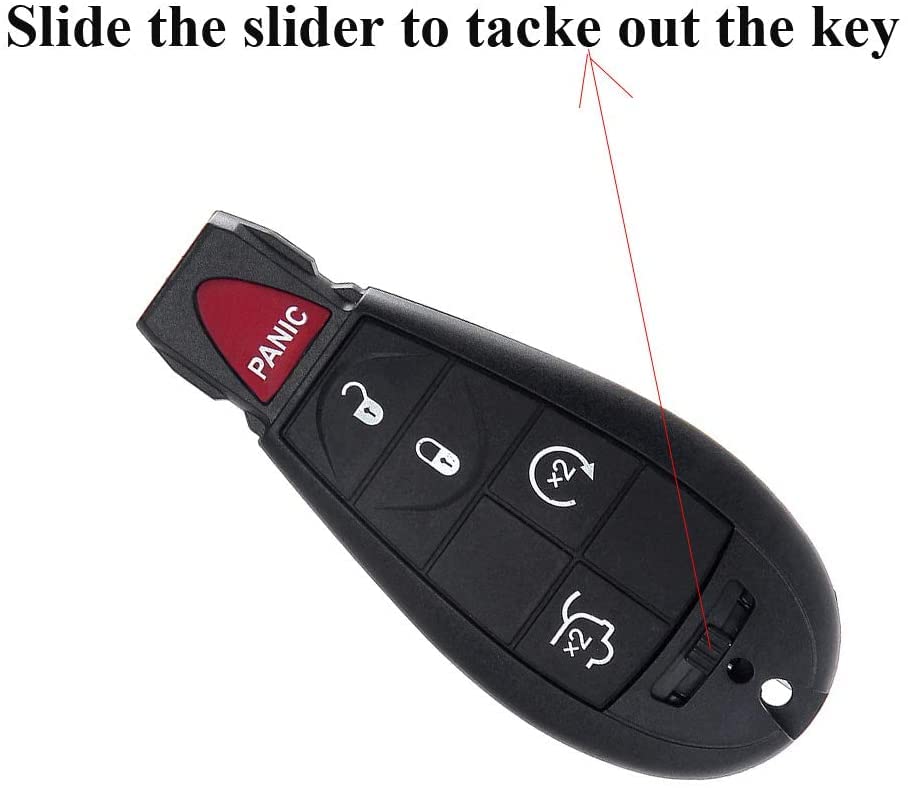5 Button Key Fob Replacement Compatible for 2008 2009 2010 2011 2012 2013 Jeep Grand Cherokee,2008 2009 2010 Jeep Commander Car Keyless Entry Remote Control M3N5WY783 IYZ-C01C