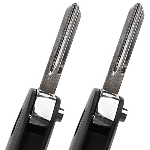 Flip Key Fob fits 2005-2010 Chevy Pontiac Saturn Keyless Entry Remote (15252034), Set of 2