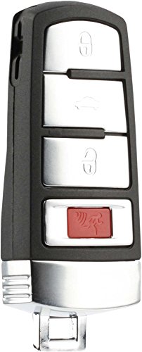Smart Key Fob Keyless Entry Remote Shell Case & Pad fits 2006-2010 VW Passat (HLO3C0959752N)