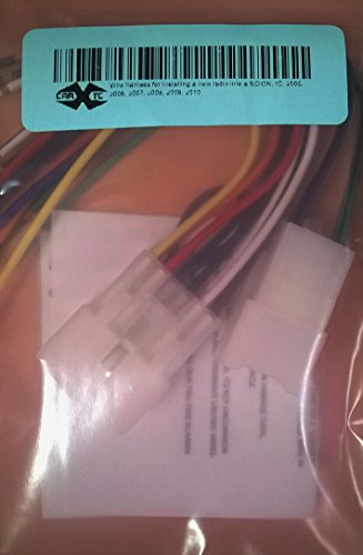 Wire Harness for Installing a New Radio into a Scion, tC, 2005, 2006, 2007, 2008, 2009, 2010